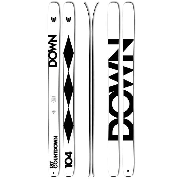 DOWN COUNTDOWN CARBON 104 L - DOWN SKIS // O+ GMBH
