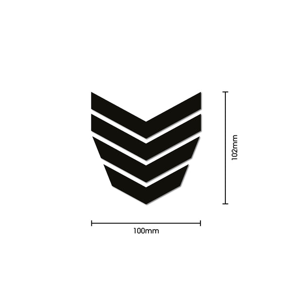 DOWN STICKER ARROWS - DOWN SKIS // O+ GMBH